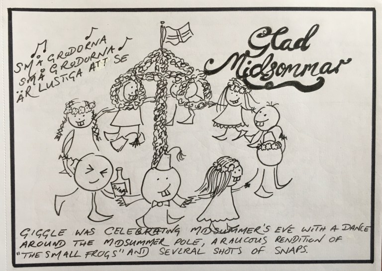 Giggle was enjoying a traditional Swedish Midsummer’s Eve – Giggle and ...